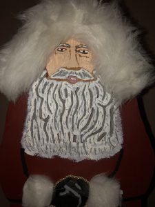 Wooden Cutout Father Christmas Decor | A Touch of Ozarks